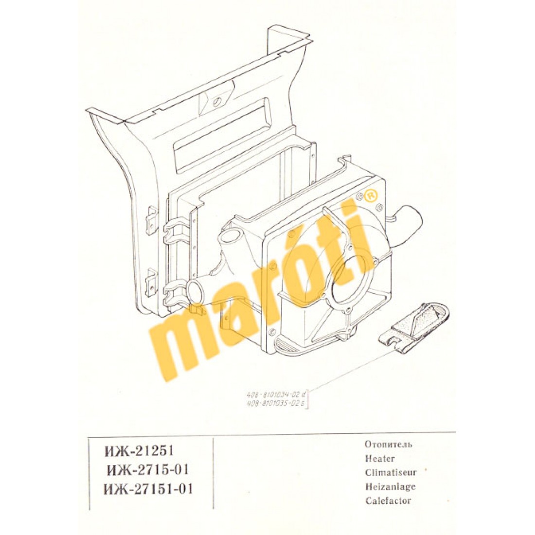 IZS-21251, IZS-2715-01, IZS-27151-01 típusú személygépkocsik ...